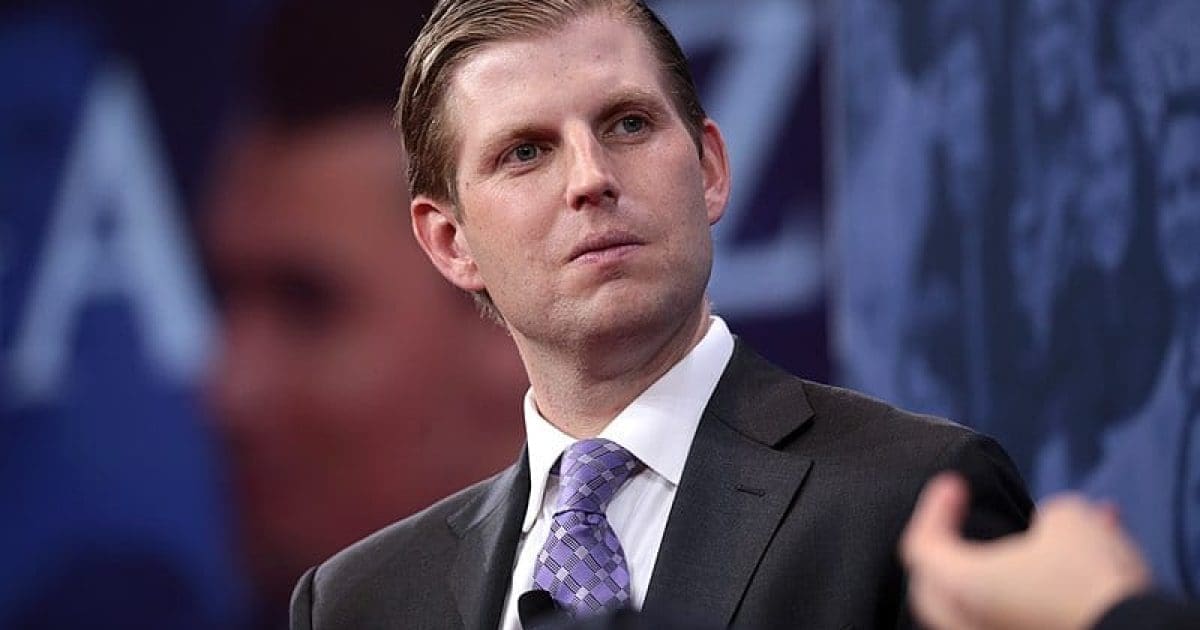 Eric Trump Hints At Possible Run for Office: “I Could Do It Very ...