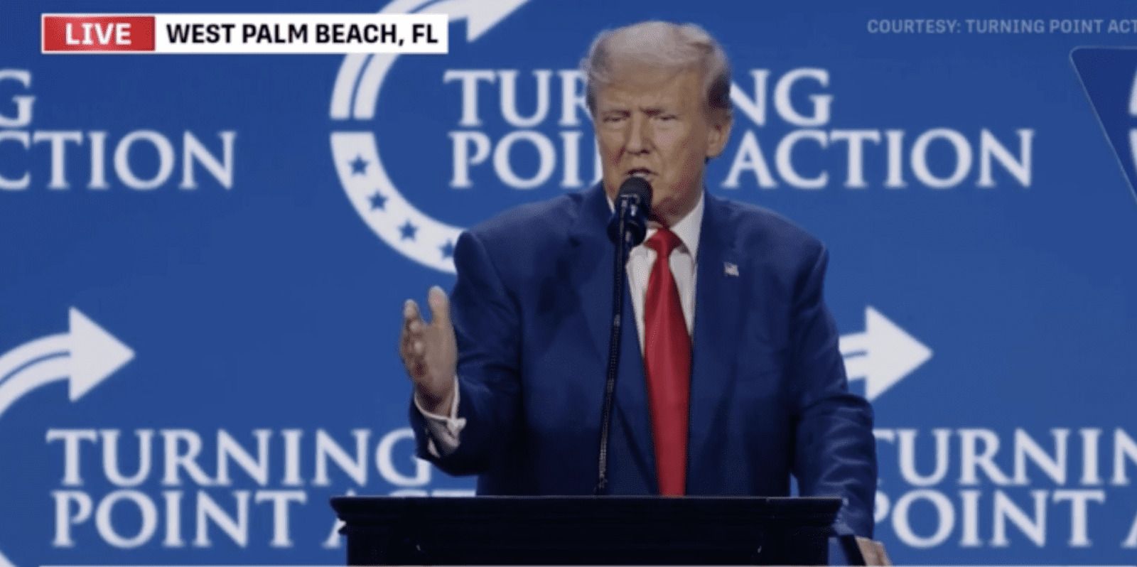 President Trump LIVE At Turning Point! FULL SPEECH | WLT Report