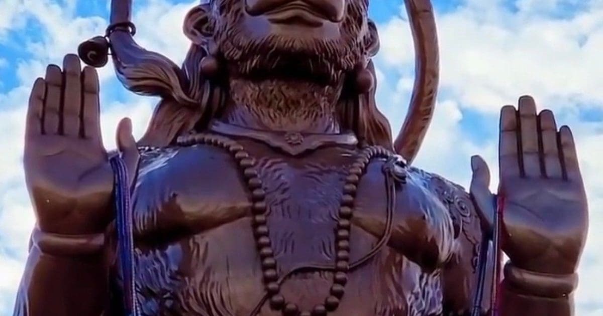 90-Foot-Tall Half-Monkey, Half-Human Hindu Deity Statue Becomes Third ...