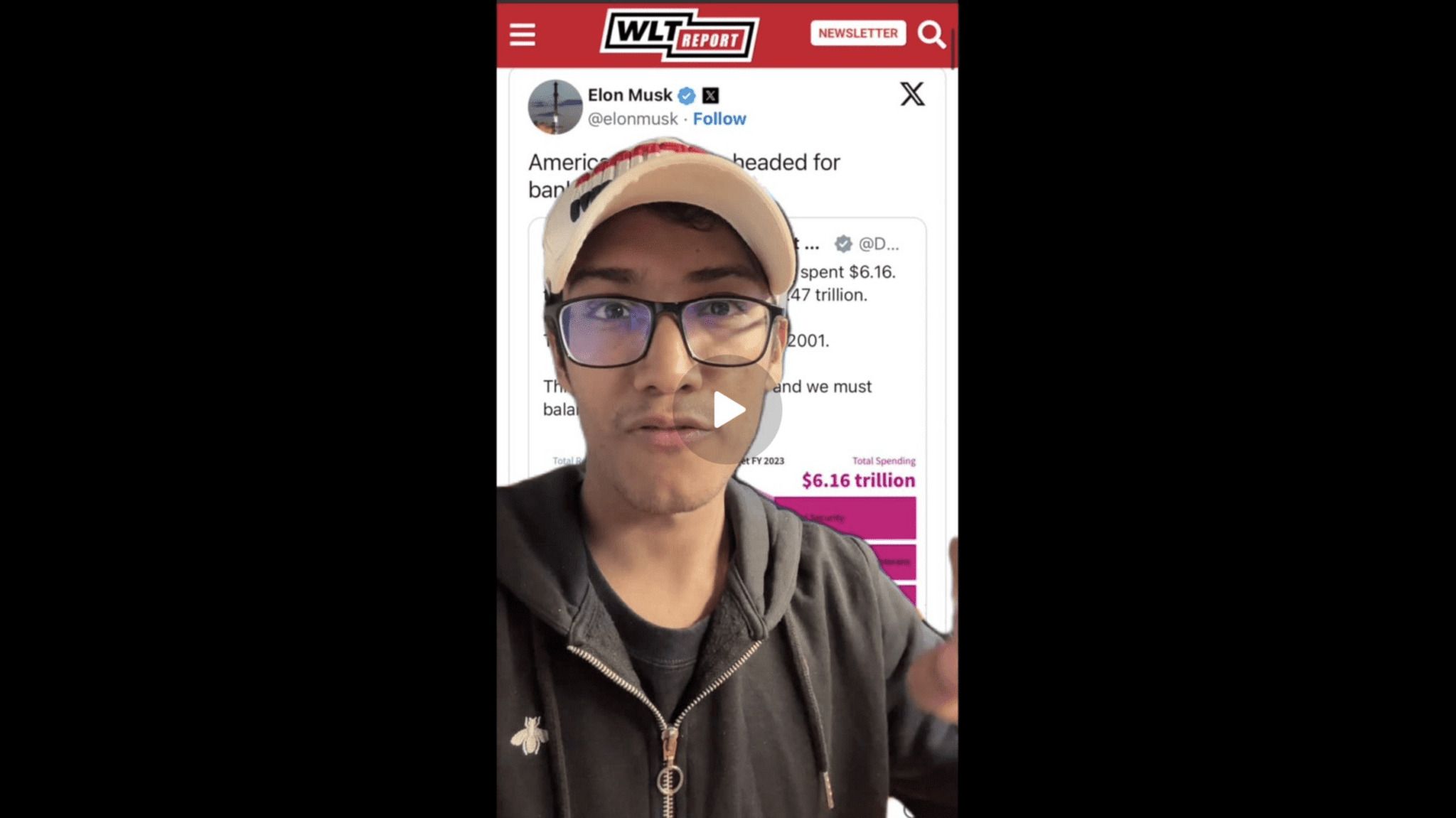 ALI REACTS: Elon Musk Says USA Is Bankrupt! | WLT Report