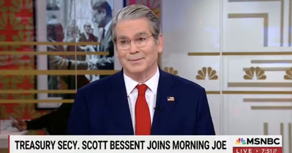 Scott Bessent Explains To MSNBC How The US Actually MADE MONEY On $20B ...
