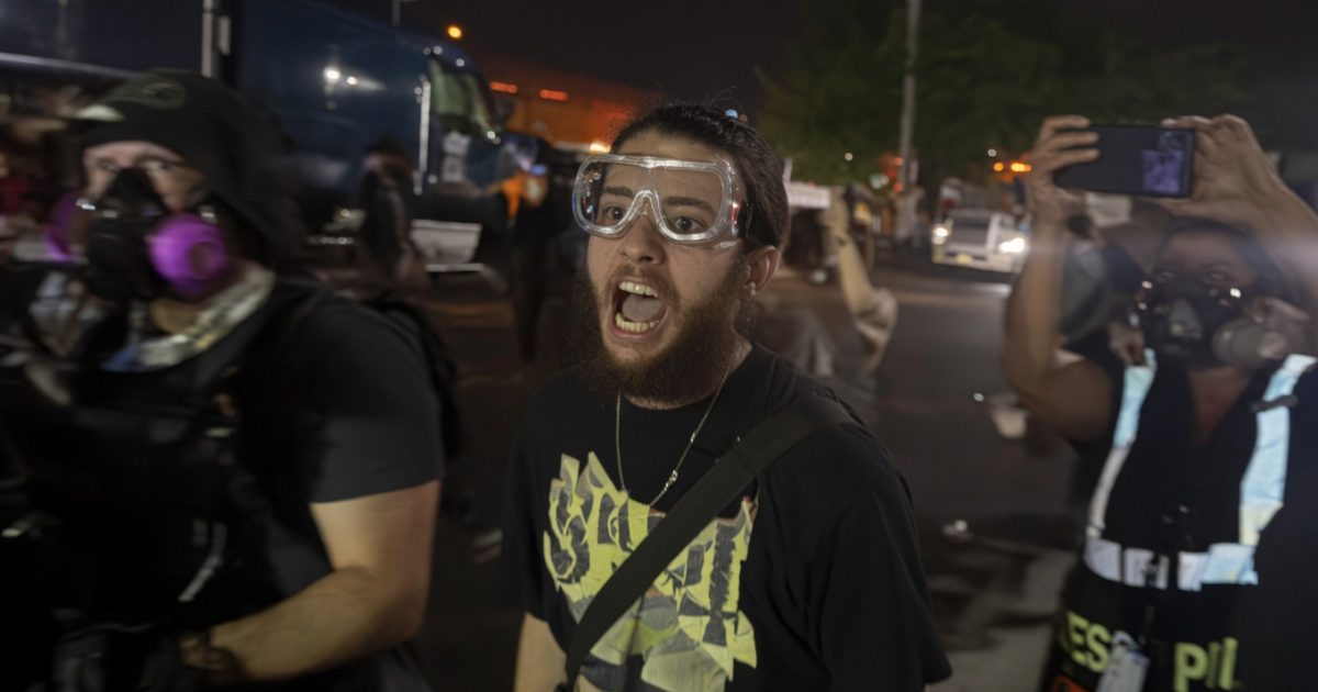 UPDATE: Rioter Who Threatened ICE Officer and His Family Now Faces ...