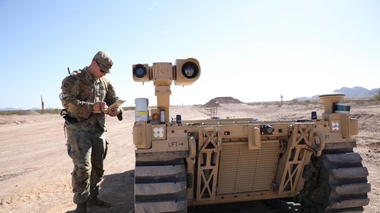 WATCH: The Future Of Warfare Just Walked Onto A Vegas Test Range | WLT ...
