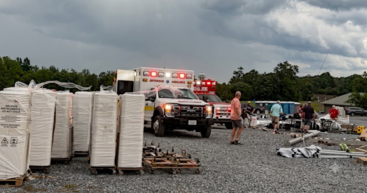 One Dead And 22 Injured After Church Tent Collapses In Virginia | WLT ...